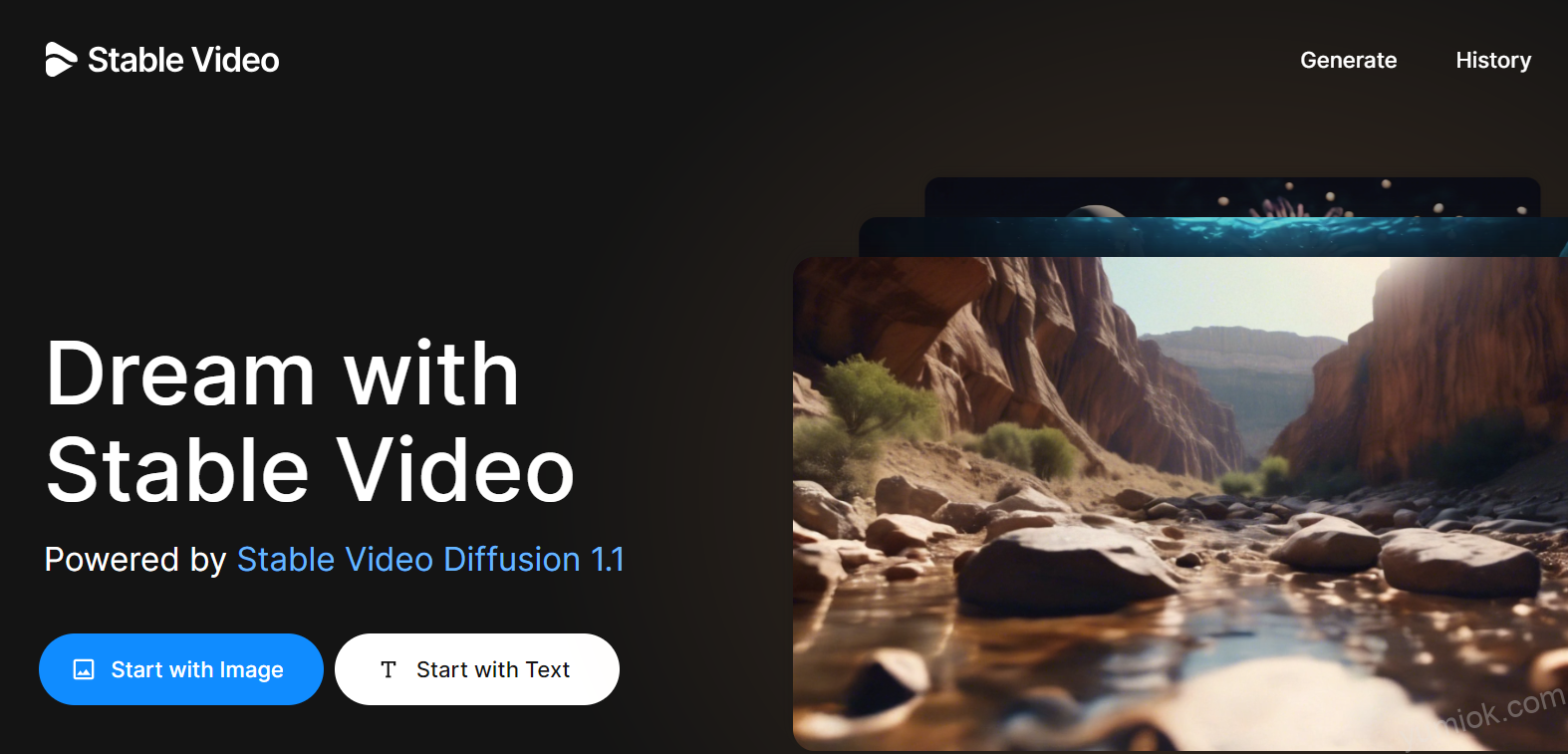 AI教程：Stable Video官网体验入口 Stability Al视频生成AI工具在线使用地址 - 玉米小站